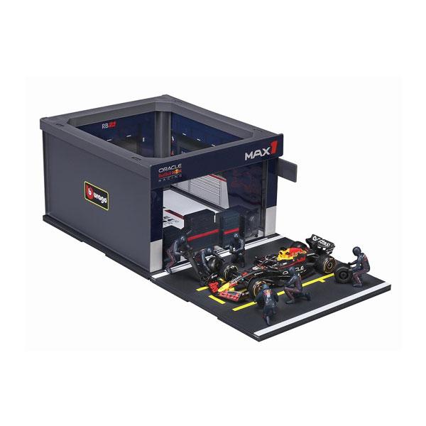 【発売日：2026年10月31日】送料無料◆burago 1/43 オラクル レッドブル レーシング PIT PASS セット RB21 No.1 M.フェルスタッペン ミニカー BUR38459V ■発売予定：入荷日未定(発売は遅れる可能...