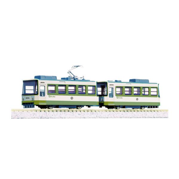 【発売日：2026年10月31日】14-503-5 KATO カトー チビ電 ぐりーんらいなー塗装 Nゲージ 鉄道模型■発売予定：2026年10月予定(発売は遅れる可能性が御座います。)・広島電鉄3500形をイメージした2両編成の路面電車・...