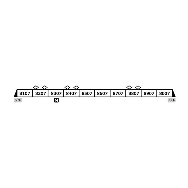 【発売日：2027年04月30日】送料無料◆A3595 マイクロエース 東京メトロ8000系 更新車 8107編成 10両セット Nゲージ 鉄道模型■発売予定：入荷日未定(発売は遅れる可能性が御座います。)※こちらの商品を含む配送は送料無料...