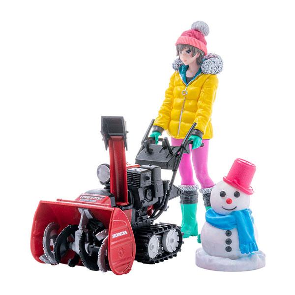 【発売日：2026年03月31日】再販 PLAMAX MF-62 minimum factory 1/20 みのり with ホンダ小型除雪機 HSS1170n (JX) プラモデル マックスファクトリー ■発売予定：2026年3月予定(発...