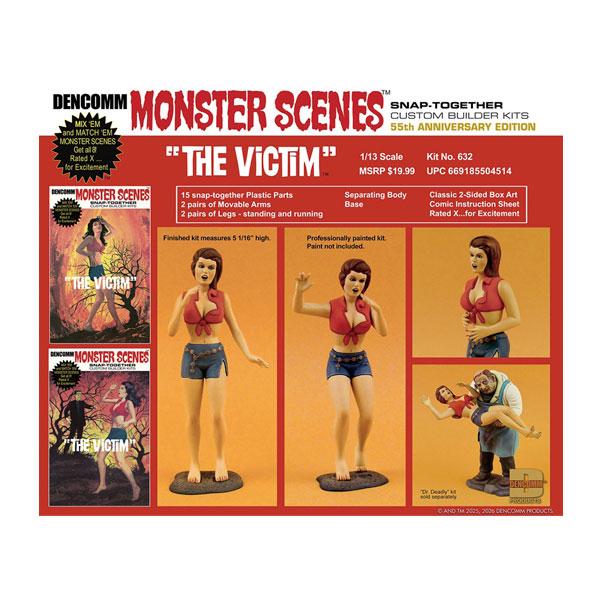 【発売日：2026年06月30日】デンコム モンスターシーン 1/13 ヴィクティム 初回限定55周年パッケージ プラモデル DEN632 ■発売予定：2026年6月予定(発売は遅れる可能性が御座います。)★発売の長期延期が見込まれる、また...