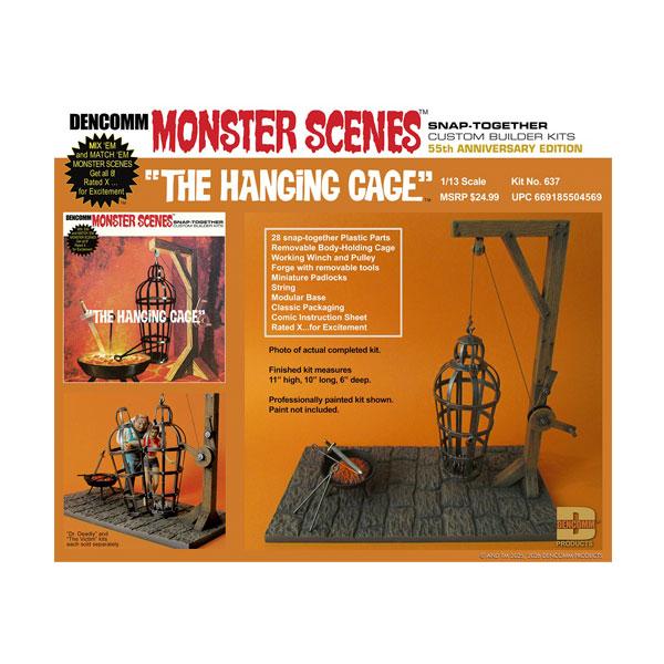 【発売日：2026年06月30日】デンコム モンスターシーン 1/13 ハンギング・ケージ 初回限定55周年パッケージ プラモデル DEN637 ■発売予定：2026年6月予定(発売は遅れる可能性が御座います。)★発売の長期延期が見込まれる...
