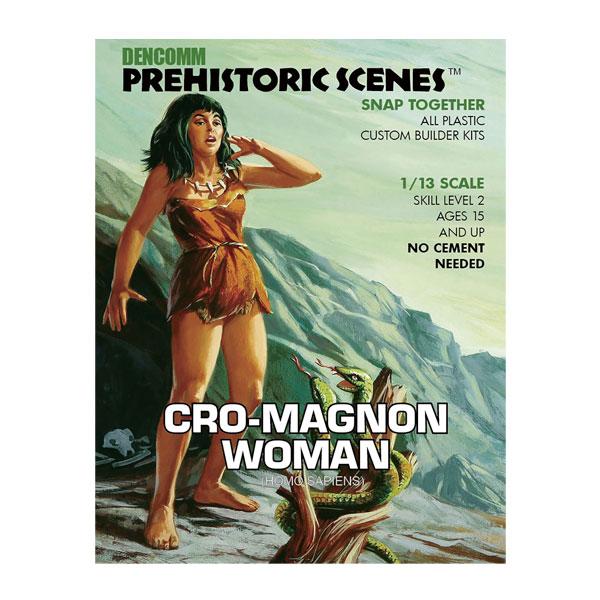 【発売日：2026年06月30日】デンコム プレヒストリックシーン 1/13 クロマニョン人 女性 プラモデル 初回限定55周年パッケージ DEN731 ■発売予定：2026年6月予定(発売は遅れる可能性が御座います。)★発売の長期延期が見...