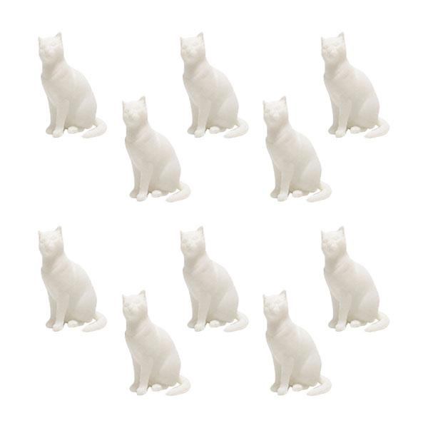 【発売日：2026年09月30日】送料無料◆スタジオユーワ 1/12 ネコ (ミックス) (10個セット) 3Dプリント製 ガレージキット NM-112-10 ■発売予定：2026年9月予定(発売は遅れる可能性が御座います。)★発売の長期延...