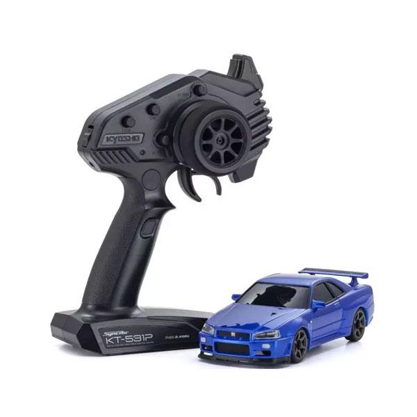 【発売日：2026年06月30日】送料無料◆京商 ミニッツRWD レディセット 日産 スカイラインGT-R (R34) VスペックII ニュル メタリックブルー 32658MB ■発売予定：2026年6月予定(発売は遅れる可能性が御座います...