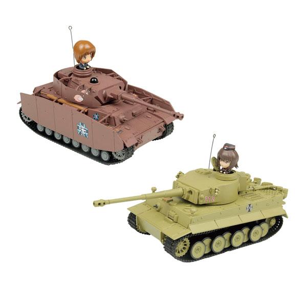【発売日：2026年08月31日】送料無料◆再販 プラッツ/ウォルターソンズ 『ガールズ＆パンツァー』 1/64 RCバトル戦車道 2種セット(IV号戦車H型 ＋ ティーガーI) RC完成モデル ■発売予定：2026年8月予定(発売は遅れる...