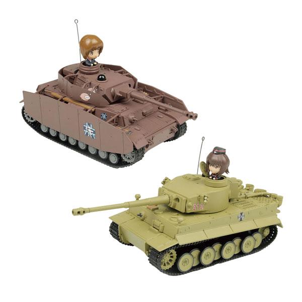 【発売日：2026年11月30日】送料無料◆プラッツ 1/64 『ガールズ&amp;パンツァー』 RCバトル戦車道シリーズ 2種セット (IV号戦車H型/ティーガーI) RC完成モデル セット商品 ■発売予定：2026年11月予定(発売は遅...