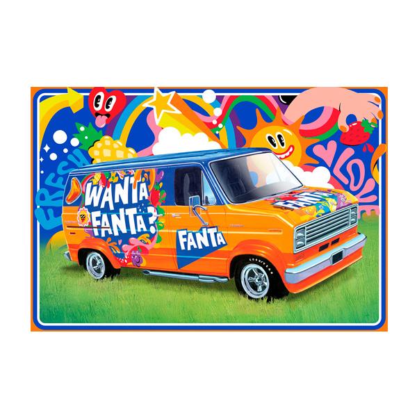 【発売日：2026年03月31日】AMT 1/25 1977 フォード カスタムバン ファンタ プラモデル AMT1471 ■発売予定：入荷日未定(発売は遅れる可能性が御座います。)★当商品のような発売の長期延期が見込まれる、または発売時期...