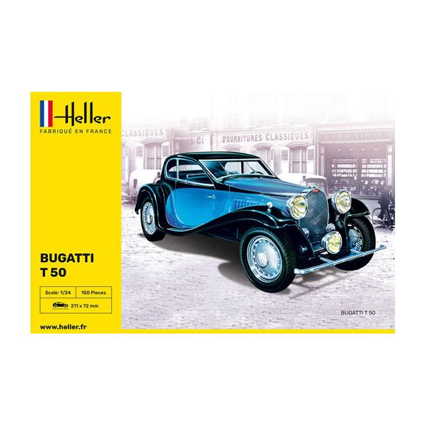 【発売日：2026年02月28日】再販 エレール 1/24 ブガッティ T50 プラモデル HE80706 ■発売予定：2026年2月予定(発売は遅れる可能性が御座います。)エレガントで特徴あるボディスタイルも見逃せない●1/24スケールで...