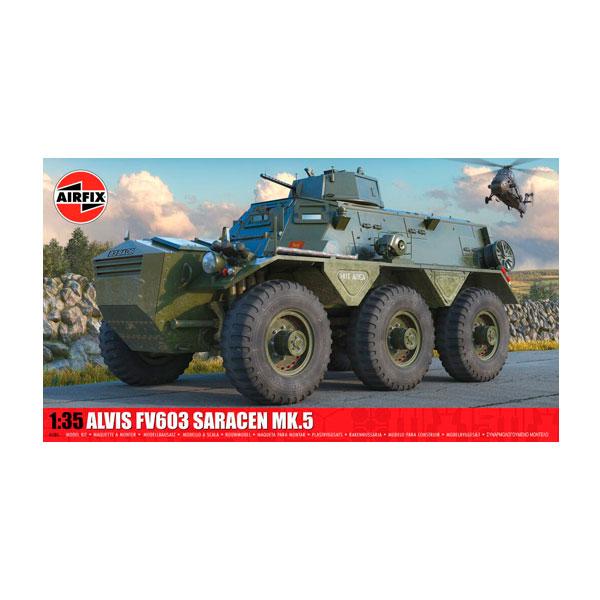 【発売日：2026年09月30日】エアフィックス 1/35 アルヴィス サラセン Mk.5 装輪装甲車 完全新金型 プラモデル X1385 ■発売予定：2026年9月予定(発売は遅れる可能性が御座います。)★発売の長期延期が見込まれる、また...