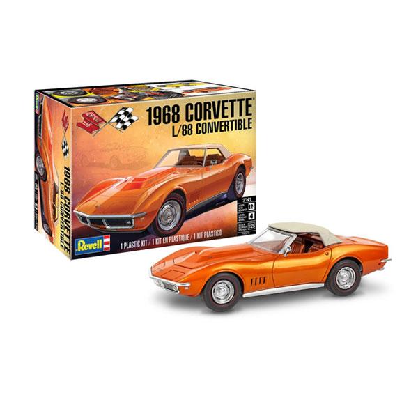 【発売日：2026年06月30日】送料無料◆アメリカレベル 1/25 1968 シボレー・コルベット L/88 コンバーチブル 2’N1 プラモデル 14572 ■発売予定：2026年6月予定(発売は遅れる可能性が御座います。)★発売の長期...