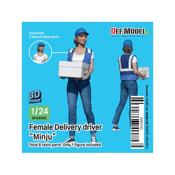 【発売日：2026年04月30日】DEF.Model 1/24 現用 女性配送ドライバー “ミンジュ” 3Dプリント製 ガレージキット DF24005 ■発売予定：2026年4月予定(発売は遅れる可能性が御座います。)★発売の長期延期が見込...