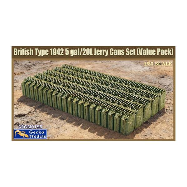 【発売日：2026年04月30日】ゲッコー・モデル 1/35 WW.II 英軍 1942年型 5ガロン/20リットル ジェリ缶セット “バリューパック” プラモデル GEC35GM0158 ■発売予定：2026年4月予定(発売は遅れる可能性...