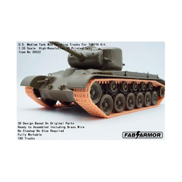 【発売日：2026年04月30日】送料無料◆ファブスケールスタジオ 1/35 米軍中戦車 M26 パーシング用 可動式履帯セット (タミヤ用) ディテールアップパーツ FAB35022 ■発売予定：2026年4月予定(発売は遅れる可能性が御...