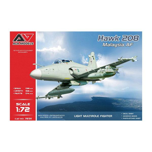 【発売日：2026年04月30日】送料無料◆モデルズビット A＆Aモデルズ 1/72 BAe ホーク208 軽戦闘機 “マレーシア空軍” プラモデル MDVAAM7231 ■発売予定：2026年4月予定(発売は遅れる可能性が御座います。)★...