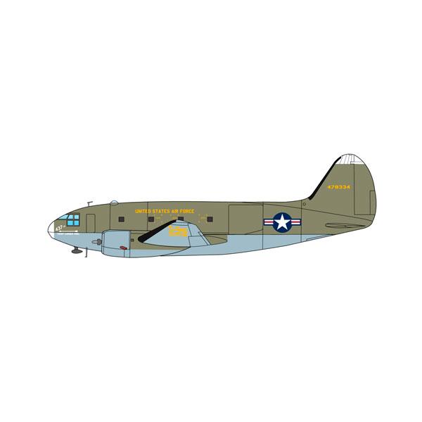 【発売日：2026年07月31日】プラッツ 1/144 アメリカ空軍 C-46D 輸送機 第437輸送航空団 プラモデル PD-27 ■発売予定：2026年7月予定(発売は遅れる可能性が御座います。)★発売の長期延期が見込まれる、または発売...