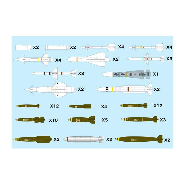 【発売日：2026年06月30日】再販 プラッツ 1/144 航空武装シリーズ 現用航空機用 ウェポンセット1 通常爆弾 ＆ ミサイル ’50〜 プラモデル AW-1 ■発売予定：2026年6月予定(発売は遅れる可能性が御座います。)★発売...
