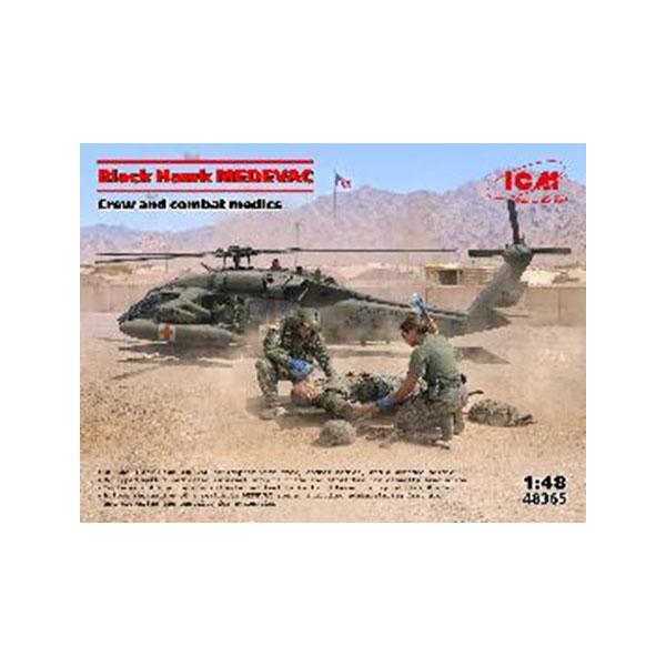 【発売日：2026年08月31日】送料無料◆ICM 1/48 UH-60A ブラックホーク (MEDEVAC) プラモデル 48365 ■発売予定：2026年8月予定(発売は遅れる可能性が御座います。)★発売の長期延期が見込まれる、または発...