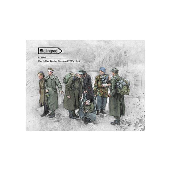 【発売日：2026年08月31日】送料無料◆スターリングラード 1/35 WWII ドイツ ベルリンの崩壊 ドイツ軍捕虜 1945年 ビッグセット(7体入) レジンキット ST3290 ■発売予定：2026年8月予定(発売は遅れる可能性が御...