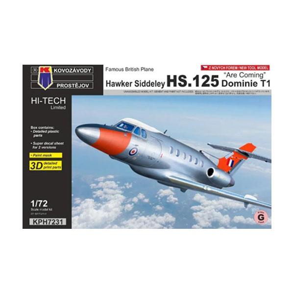【発売日：2026年07月31日】送料無料◆KPモデル 1/72 HS.125 ドミネ T.1 “到来” ハイテックキット 完全新金型 プラモデル KPMH7231 ■発売予定：2026年7月予定(発売は遅れる可能性が御座います。)★発売の...