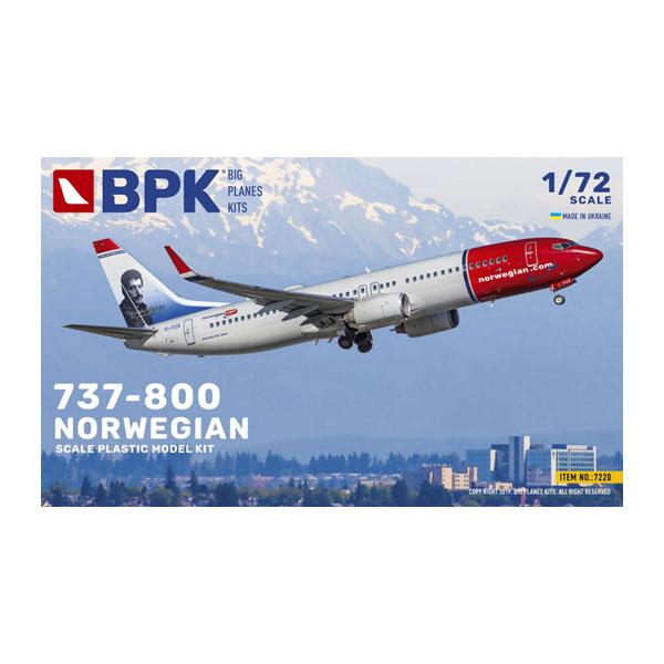 【発売日：2026年07月31日】送料無料◆ビッグプレーンキット 1/72 ボーイング737-800 “ノルウェー・エアシャトル” プラモデル BPK7220 ■発売予定：2026年7月予定(発売は遅れる可能性が御座います。)★発売の長期延...