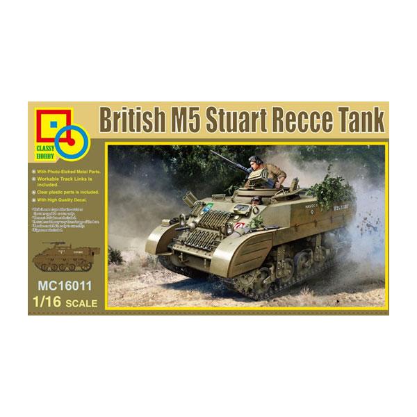 【発売日：2026年08月31日】送料無料◆クラッシーホビー 1/16 イギリス軍 M5 スチュアート 偵察戦車 プラモデル CLHMC16011 ■発売予定：2026年8月予定(発売は遅れる可能性が御座います。)★発売の長期延期が見込まれ...