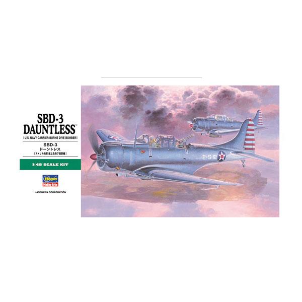 【発売日：2026年09月30日】再販 ハセガワ 1/48 SBD-3 ドーントレス プラモデル JT19 ■発売予定：2026年9月予定(発売は遅れる可能性が御座います。)SBDドーントレスは、1939年4月に量産が開始され海兵隊用にSB...