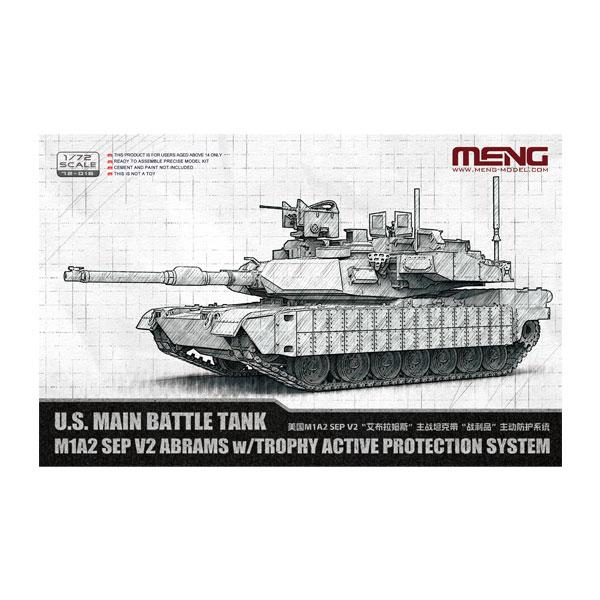 【発売日：2026年08月31日】モンモデル 1/72 M1A2 SEP V2 エイブラムス w/トロフィーアクティブ防護システム プラモデル MEN72-016 ■発売予定：2026年8月予定(発売は遅れる可能性が御座います。)★発売の長...