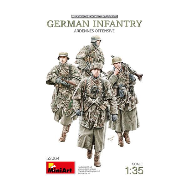 【発売日：2026年09月30日】ミニアート 1/35 ドイツ歩兵 アルデンヌ攻勢 フィギュア4体 プラモデル MA53064 ■発売予定：2026年9月予定(発売は遅れる可能性が御座います。)★発売の長期延期が見込まれる、または発売時期が...