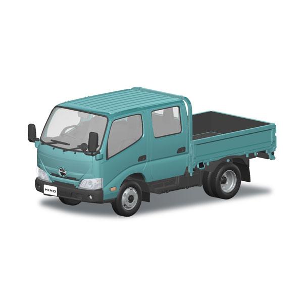 【発売日：2026年11月30日】アオシマ 1/32 楽プラ スナップキット No.31-TE 日野 デュトロ ダブルキャブ(ターコイズ) プラモデル ■発売予定：2026年11月予定(発売は遅れる可能性が御座います。)★発売の長期延期が見...