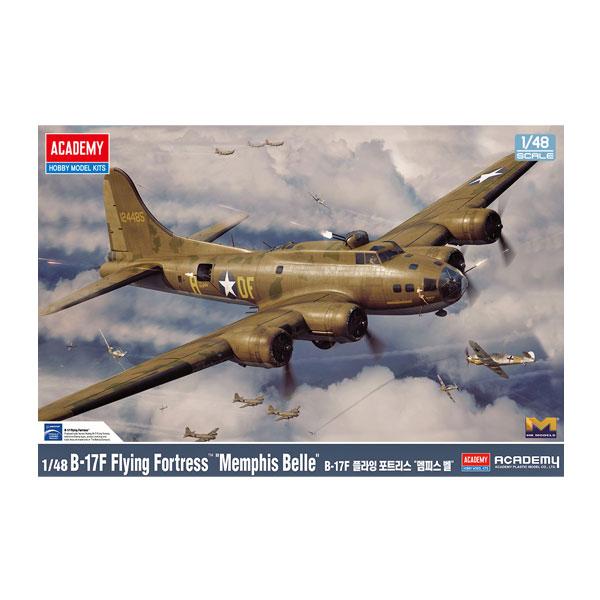 【発売日：2026年10月31日】送料無料◆アカデミー 1/48 B-17F フライングフォートレス "メンフィス・ベル" 12378 プラモデル ■発売予定：2026年10月予定(発売は遅れる可能性が御座います。)★発売の長期延期が見込ま...