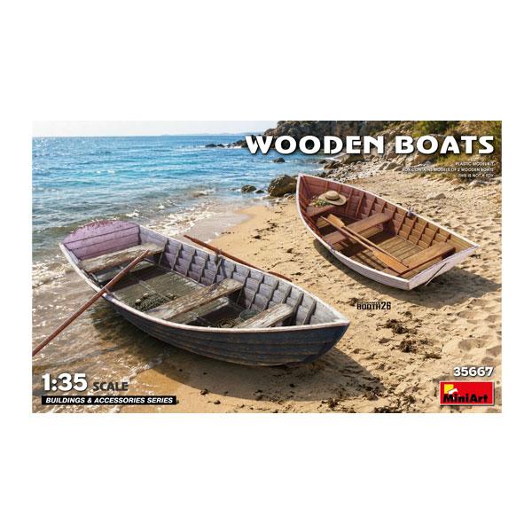 【発売日：2026年11月30日】ミニアート 1/35 木造ボート (2隻入り) プラモデル MA35667 ■発売予定：2026年11月予定(発売は遅れる可能性が御座います。)★発売の長期延期が見込まれる、または発売時期が遠い商品のご予約...