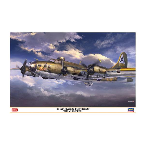 【発売日：2026年12月31日】再販 ハセガワ 02462 1/72 B-17F フライング フォートレス “マイアミ クリッパー” プラモデル ■発売予定：2026年12月予定(発売は遅れる可能性が御座います。)ノーズアートを描いた、ア...