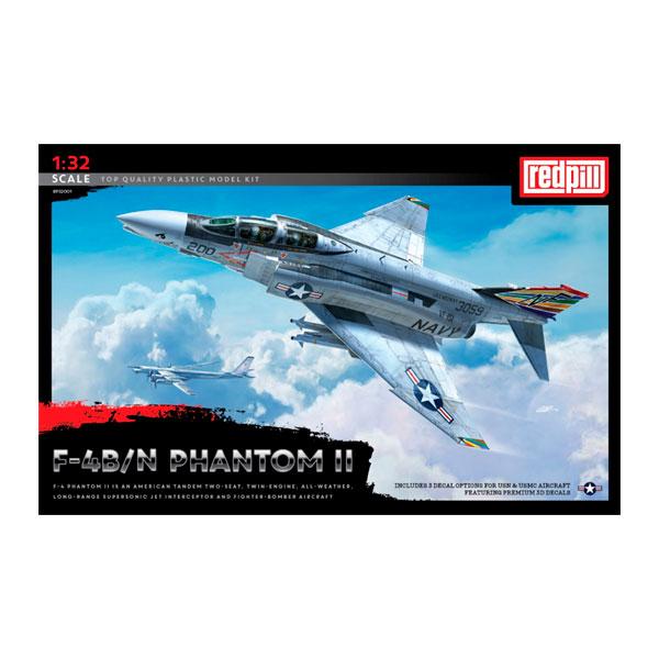 【発売日：2026年10月31日】送料無料◆(代引不可)レッドピルモデルズ 1/32 F-4B/N ファントムII プラモデル RPL32001 ■発売予定：2026年10月予定(発売は遅れる可能性が御座います。)★こちらの商品は「代金引換...