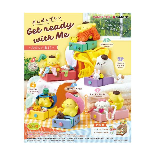 【発売日：2026年08月31日】リーメント サンリオ ポムポムプリン Get ready with Me -今日なに着る？- (1BOX) ■発売予定：2026年8月予定(発売は遅れる可能性が御座います。)ポムポムプリンと一緒に、今日も出...