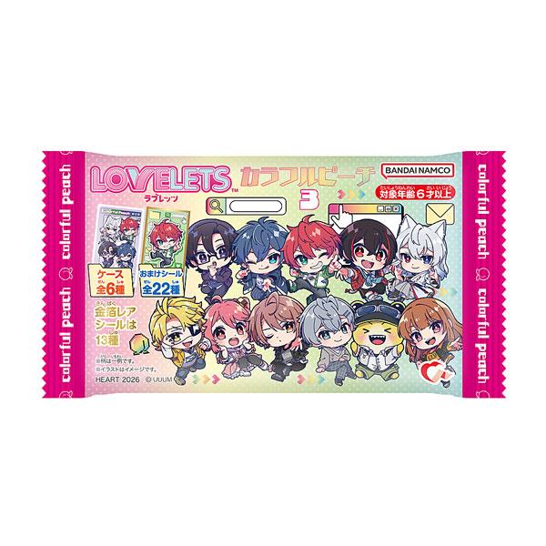 【発売日：2026年08月31日】ハート LOVELETS カラフルピーチ3 (1BOX) ■発売予定：2026年8月予定(発売は遅れる可能性が御座います。)1BOX12個入り。LOVELETSカラピチ第3弾！今回も描き起こしイラスト♪ケー...