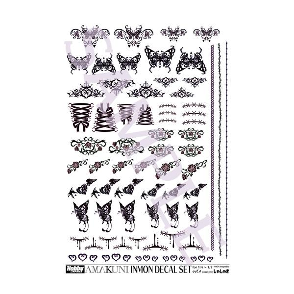 【発売日：2026年03月31日】INMONデカールセット vol.4 1/8〜1/12スケール用 ホビージャパン ■発売予定：2026年3月予定(発売は遅れる可能性が御座います。)様々なスケールのフィギュア、プラキットに使用できるデカール...