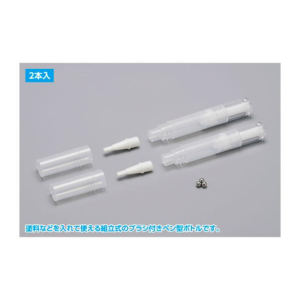 【発売日：2026年06月30日】WAVE 使い切りタイプ ブラシ付きペン型ボトル (5cc/2本入) OF-059 ■発売予定：2026年6月予定(発売は遅れる可能性が御座います。)お好みの塗料や溶剤を入れて使えるブラシ付きのペン型容器で...
