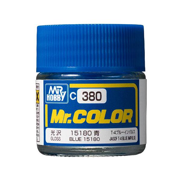 【発売日：2026年08月31日】GSIクレオス Mr.カラー C380 15180 青 T-4 ブルーインパルスカラー 復刻色 10ml ラッカー系塗料■発売予定：2026年8月予定(発売は遅れる可能性が御座います。)GSIクレオスより、...
