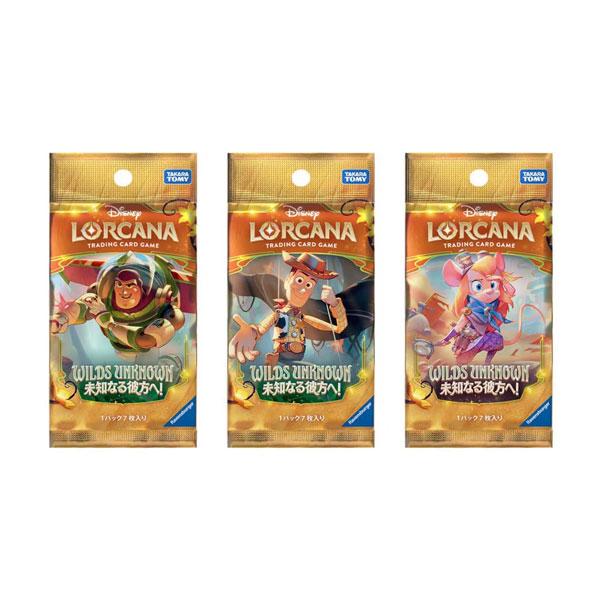 ディズニー・ロルカナ・TCG 日本語版 ブースターパック WILDS UNKNOWN 未知なる彼方へ！ (1BOX) タカラトミー 2026年で日本での展開が2年目を迎える「ディズニー・ロルカナ・トレーディングカードゲーム」最新ブースターパ...