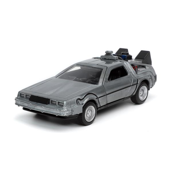 JADATOYS 1/32 バック・トゥ・ザ・フューチャーI タイムマシーン デロリアン ミニカー JADA32185不朽の名作バック・トゥ・ザ・フューチャー。デロリアンのミニチュアカーです。こだわりの塗装や、忠実に再現されたディティールを...