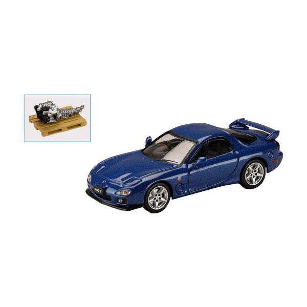 ホビージャパン 1/64 マツダ RX-7 (FD3S) TYPE R Bathurst エンジンディスプレイモデル付 イノセントブルーマイカ ミニカー HJ647007BBL ホビージャパンの1/64ダイキャストシリーズ“HJ64”から1...
