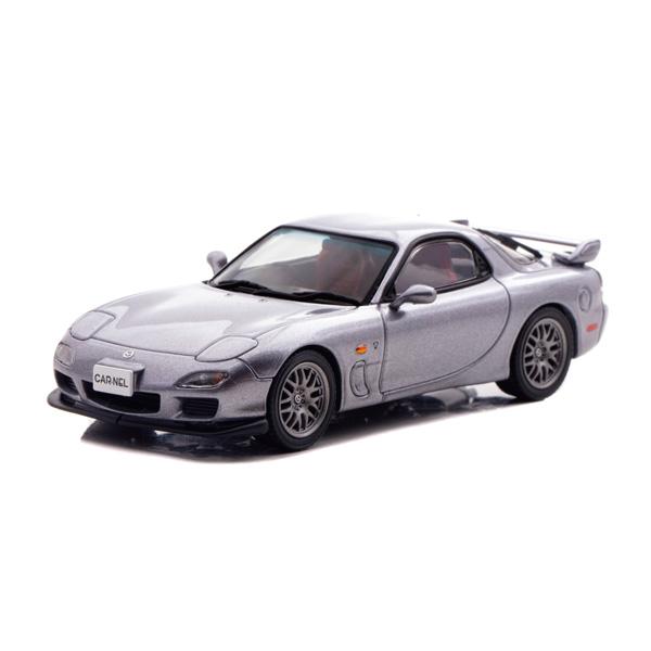 CARNEL 1/43 マツダ RX-7 Spirit R Type A (FD3S) 2002 (チタニウムグレイメタリック) 限定品300台 ダイキャスト製 ミニカー CN430205 2002年に生産を終了したRX-7(FD3S)の最...
