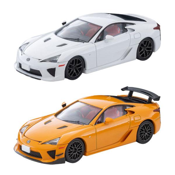 送料無料◆トミカリミテッドヴィンテージNEO レクサス LFA 2種セット (LV-N360a 白/LV-N361a ニュルブルクリンクパッケージ オレンジ) トミーテック 1/64 ミニカー 337843/337850 ※こちらは・LV-...