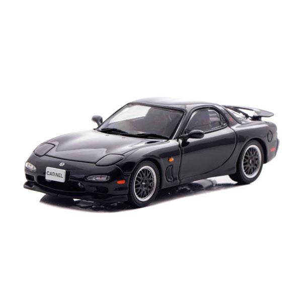 CARNEL 1/43 マツダ RX-7 Type RZ (FD3S) 1998 (ブリリアントブラック) 限定300台 ダイキャスト製 ミニカー CN439813 マツダRX-7 (FD3S)から4型のRZとRS-Rをモデル化。4型のRZ...