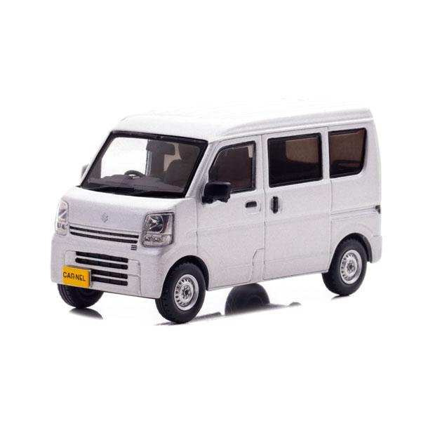 CARNEL 1/43 スズキ エブリイ PA (DA17V) 2021 Silky Silver Metallic 限定300台 ミニカー CN432102 軽バンで高い人気を誇るスズキエブリイ（6代目）を1/43スケールダイキャストで初...