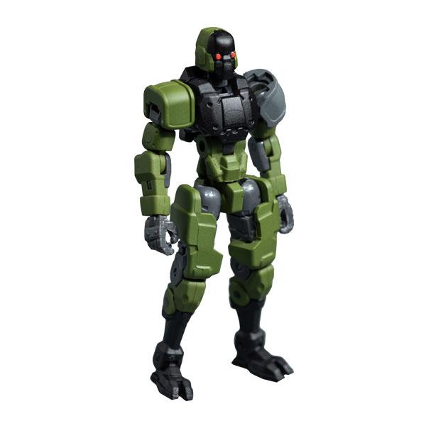 マッチソルジャー＆人型兵器 グリーン 1/30 プラモデル WARRIORS WORKSHOP WARRIORS WORKSHOP社企画製作の下、1/30スケールのオリジナルプラモデルキット、AI兵士「マッチソルジャー」と専用エクソスケルト...