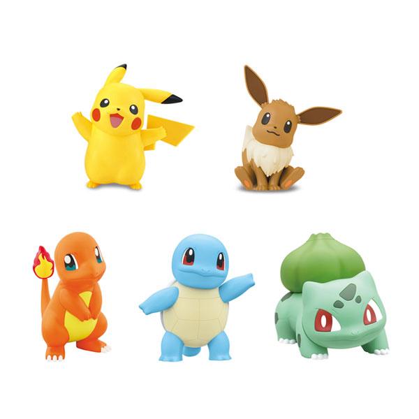 ポケモンプラモコレクション クイック！！ Lite 5種セット (ピカチュウ/イーブイ/ヒトカゲ/ゼニガメ/フシギダネ) プラモデル バンダイスピリッツ ※こちらは・ポケモンプラモコレクション クイック！！ Lite ピカチュウ・ポケモンプ...
