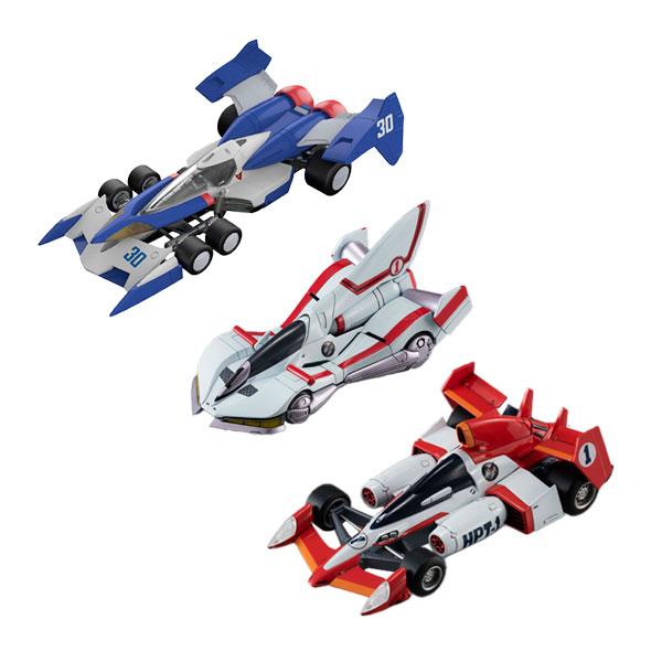 送料無料◆ヴァリアブルアクションキット 新世紀GPXサイバーフォーミュラ 3種セット (スーパーアスラーダ01 (サーキットモード)/イシュザーク/ナイトセイバー005) リニューアル 半完成組立キット メガハウス ※こちらは・ヴァリアブル...