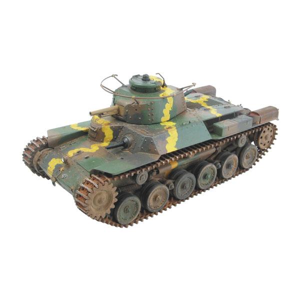 ファインモールド 1/35 帝国陸軍 九七式中戦車 チハ 増加装甲型 プラモデル FM27 九七式中戦車「チハ」は昭和13年の生産開始より終戦に至るまでの間、日本の戦車部隊で中核となり活躍しました。歩兵支援や陣地制圧に適した57mm戦車砲を...